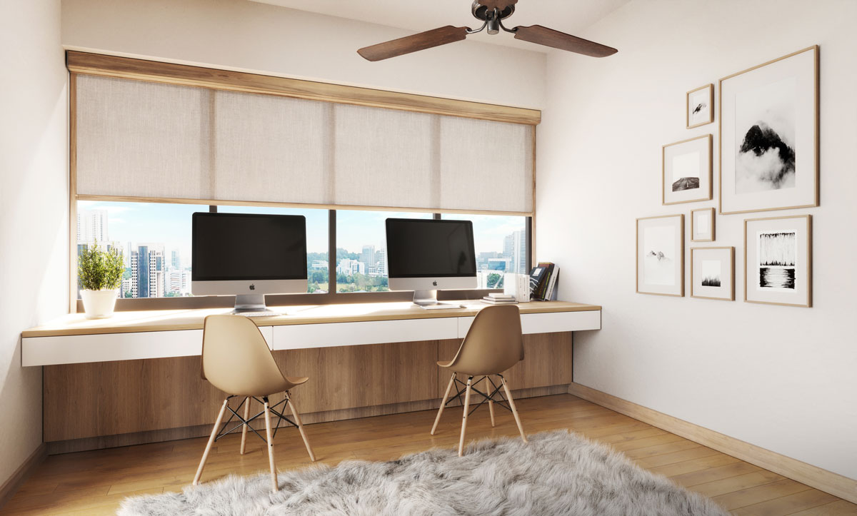 Ziptrak Interior Blind - The Curtain Boutique - Blinds & Curtains Singapore