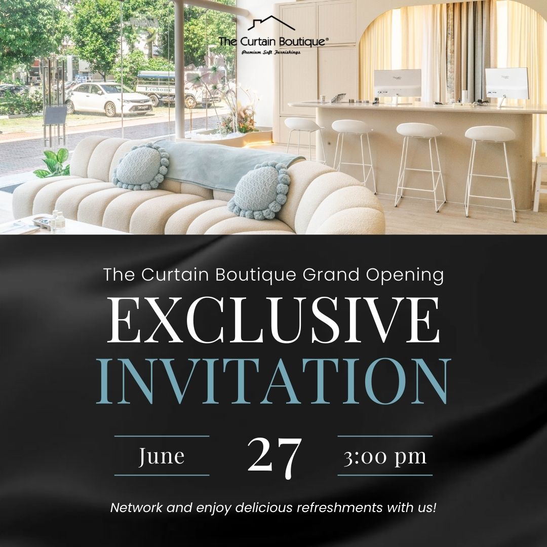 The Curtain Boutique - Exclusive Launch Invite - The Curtain Boutique ...